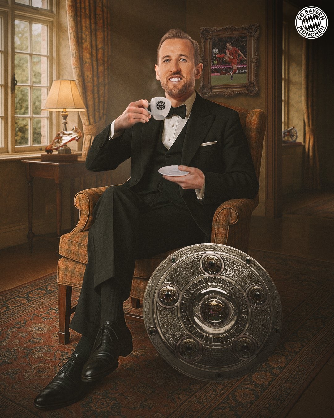 How Harry Kane celebrated the first major trophy of his professional ...